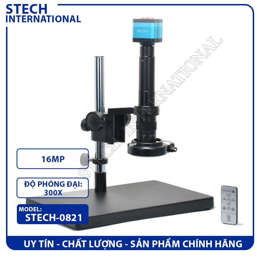 Kính Hiển Vi Kỹ Thuật Số STECH-0821 | 16MP- Cổng HDMI