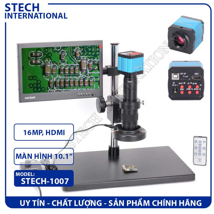 Kính Hiển Vi Kỹ Thuật Số STECH-1007 | 16MP - Cổng HDMI/USB
