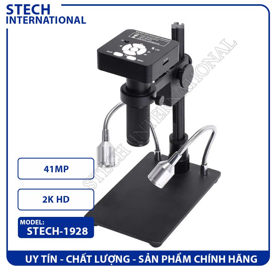 Kính Hiển Vi Kỹ Thuật Số STECH-1928 | 41MP - Cổng HDMI/USB