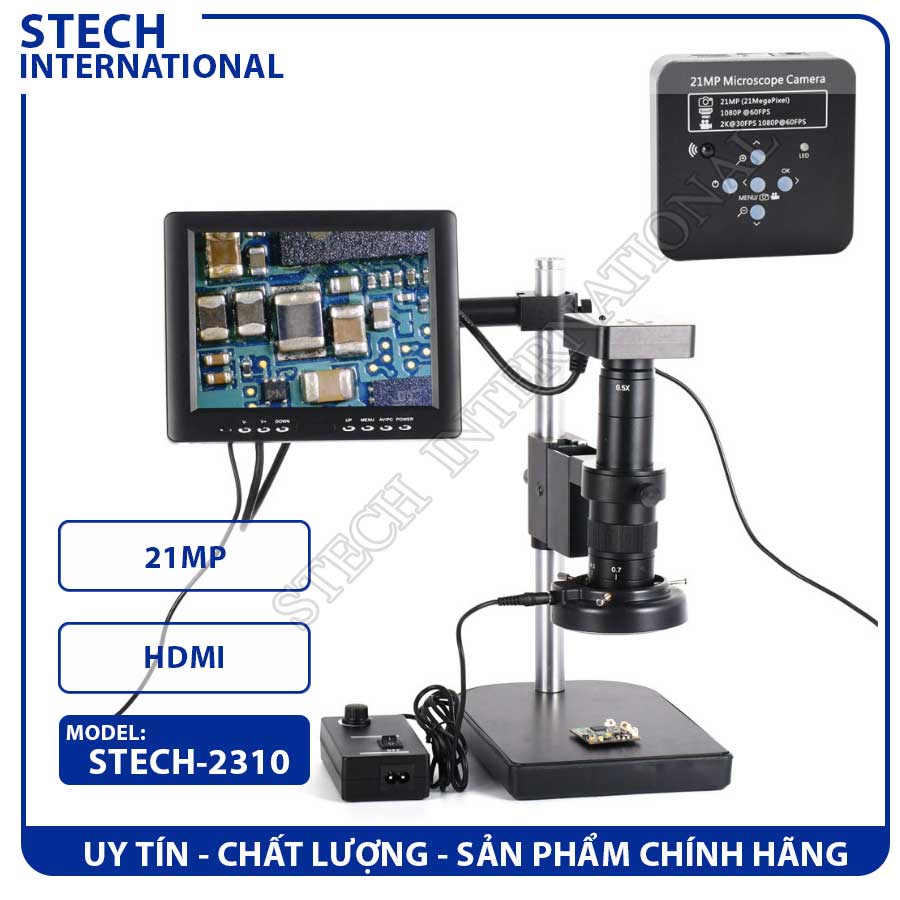 Kính Hiển Vi Kỹ Thuật Số STECH-2310 | 21MP - Cổng USB